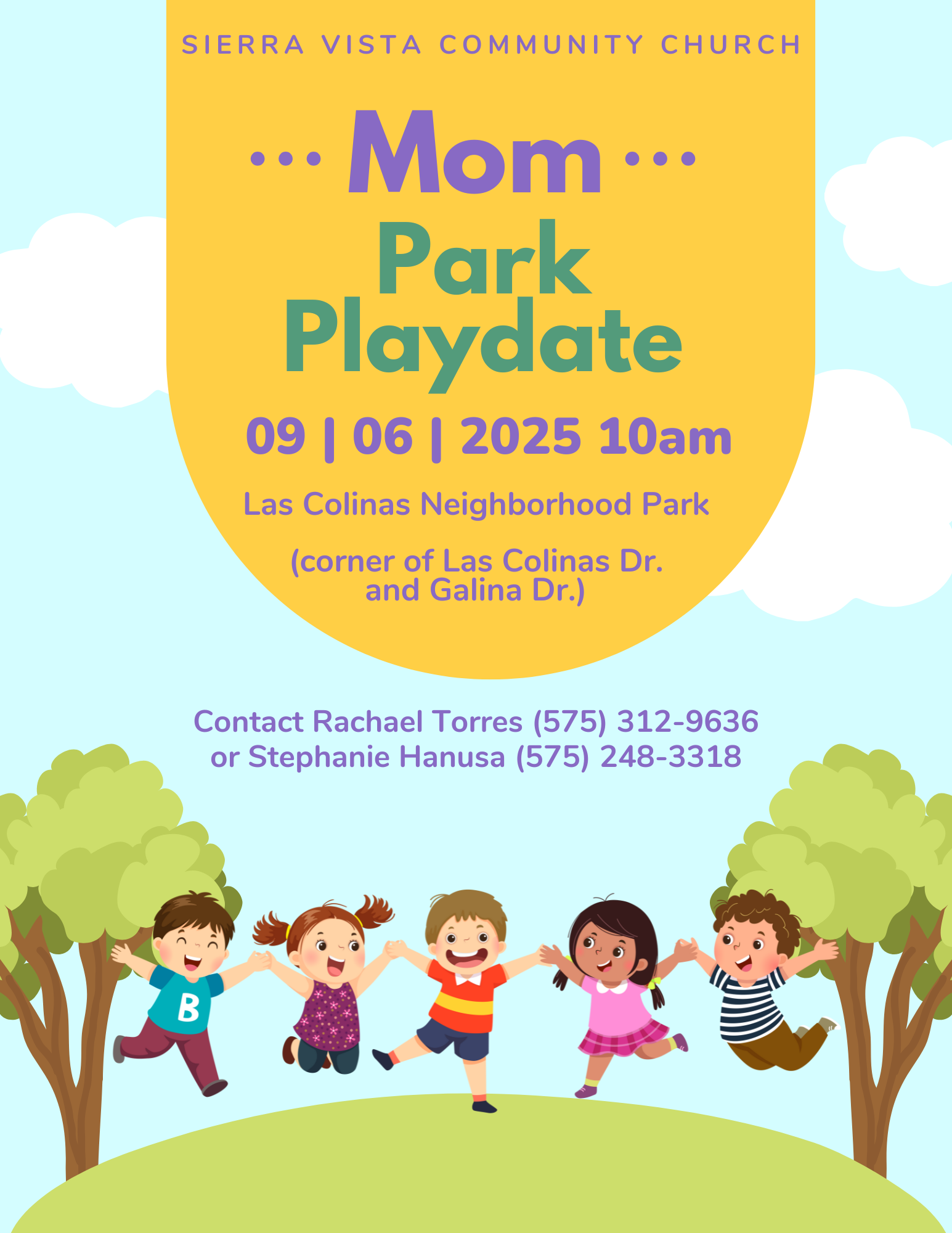 Mom Park Playdate – SVCC Family